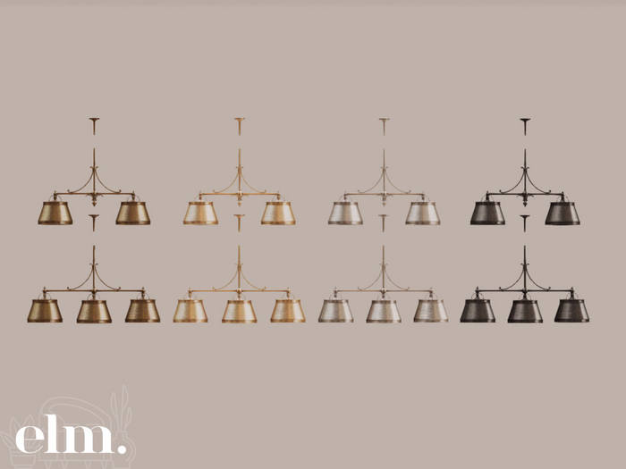 Second Life Marketplace - Elm. Lilia Hanging Lights [FATPACK]
